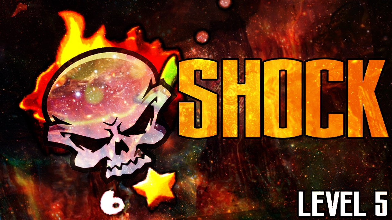 [FIRE GAUNTLET BOSS] "SHOCK" 100% Complete - LEVEL 5 - GEOMETRY DASH 2. ...