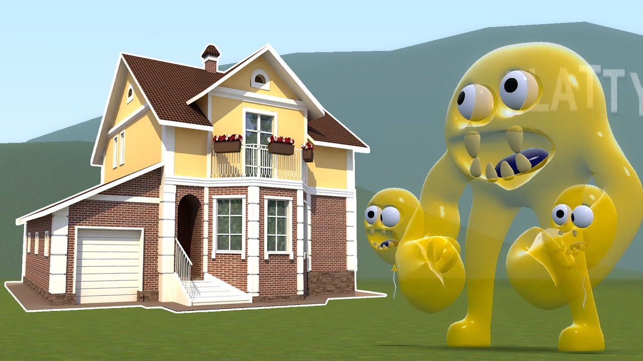 NEW ROBLOX JELLY SMILEY INNYUME BOSS VS HOUSES!! (Poppy Playtime ...