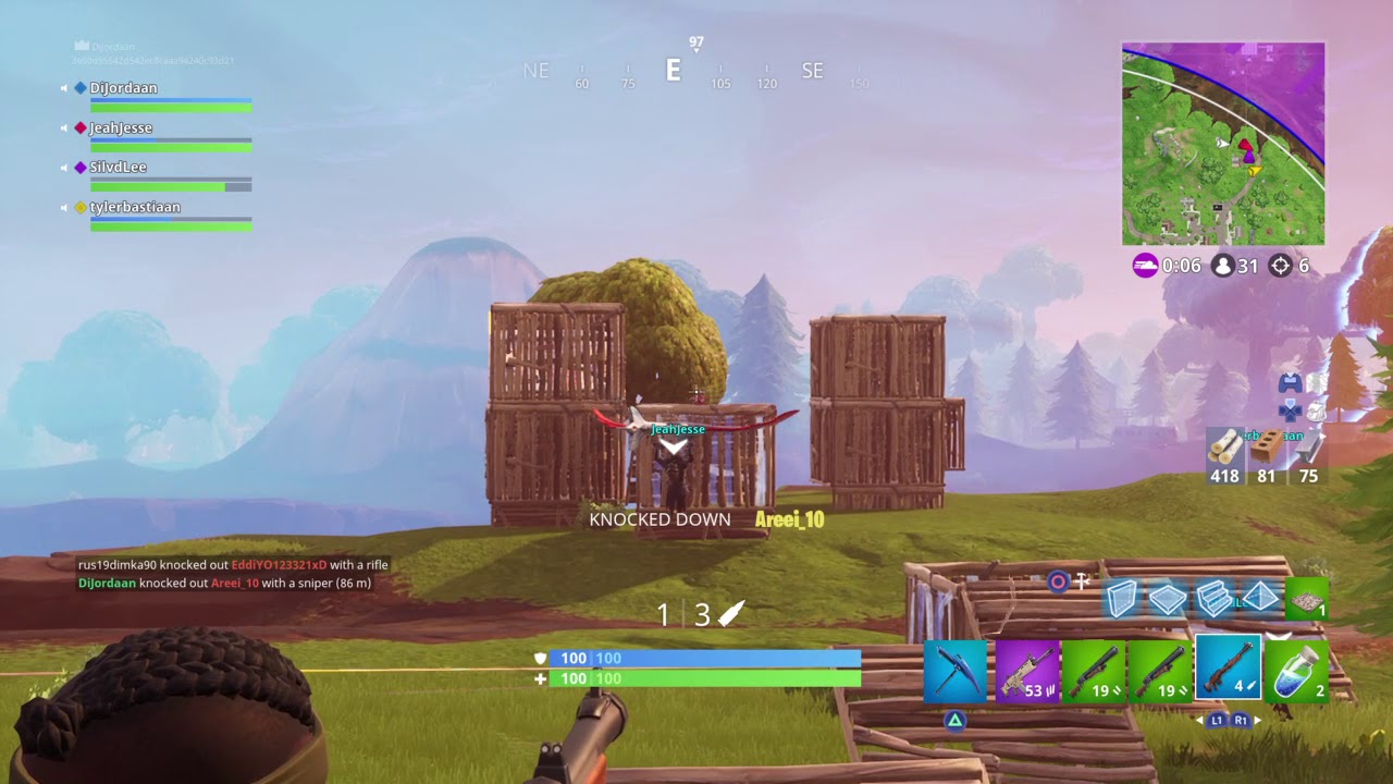 Fortnite double headshot hunting rifle - YouTube