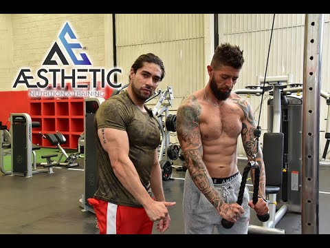 Extensión de tríceps con cuerda o soga en polea alta. - YouTube