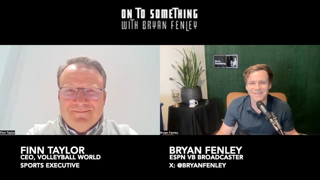 Volleyball World CEO Finn Taylor has personality and brains - YouTube