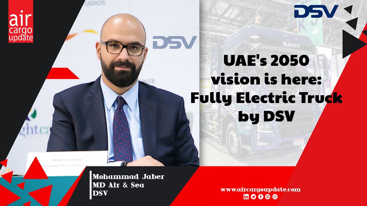 UAE's 2050 vision is here: Fully Electric Truck by @DSV_global - YouTube