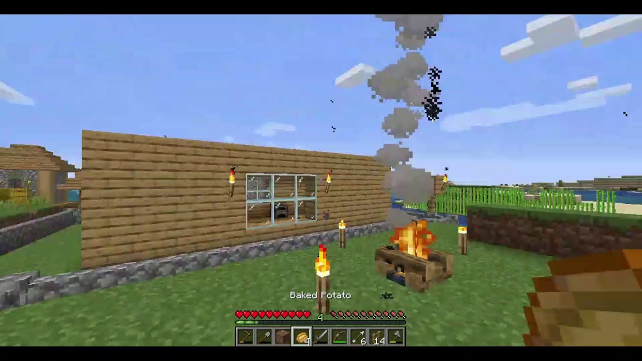 HINDI MINECRAFT GAMEPLAY HOUSE PART 15 | NEW CARROT FARM - YouTube