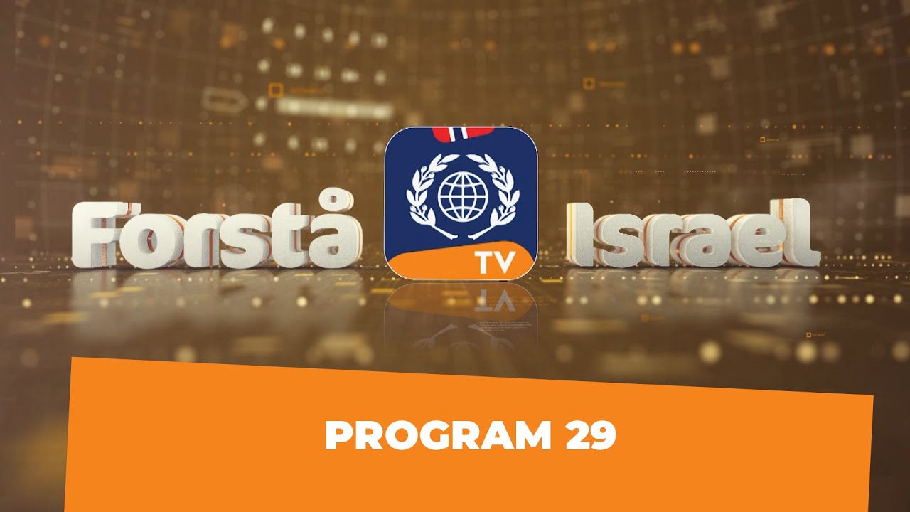 Forstå Israel TV - Program 29 - Ragnar Hatlem - YouTube