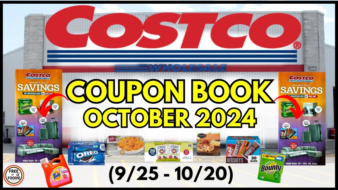 🚨 OCTOBER 2024 Costco Coupon Book Grocery Preview! Deals (9/25-10/20)🔥 ...