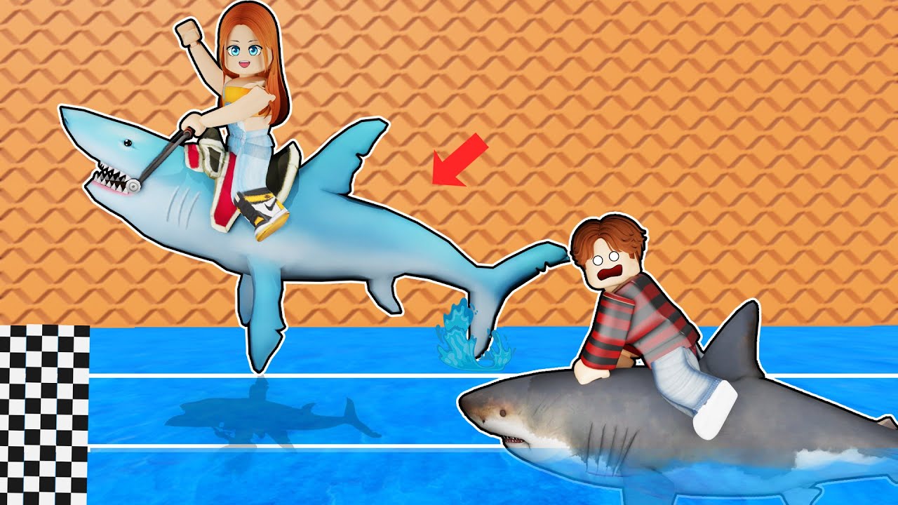 SUMALI AKO SA KARERA NG MGA PATING! | ROBLOX Shark Dash Racing - YouTube