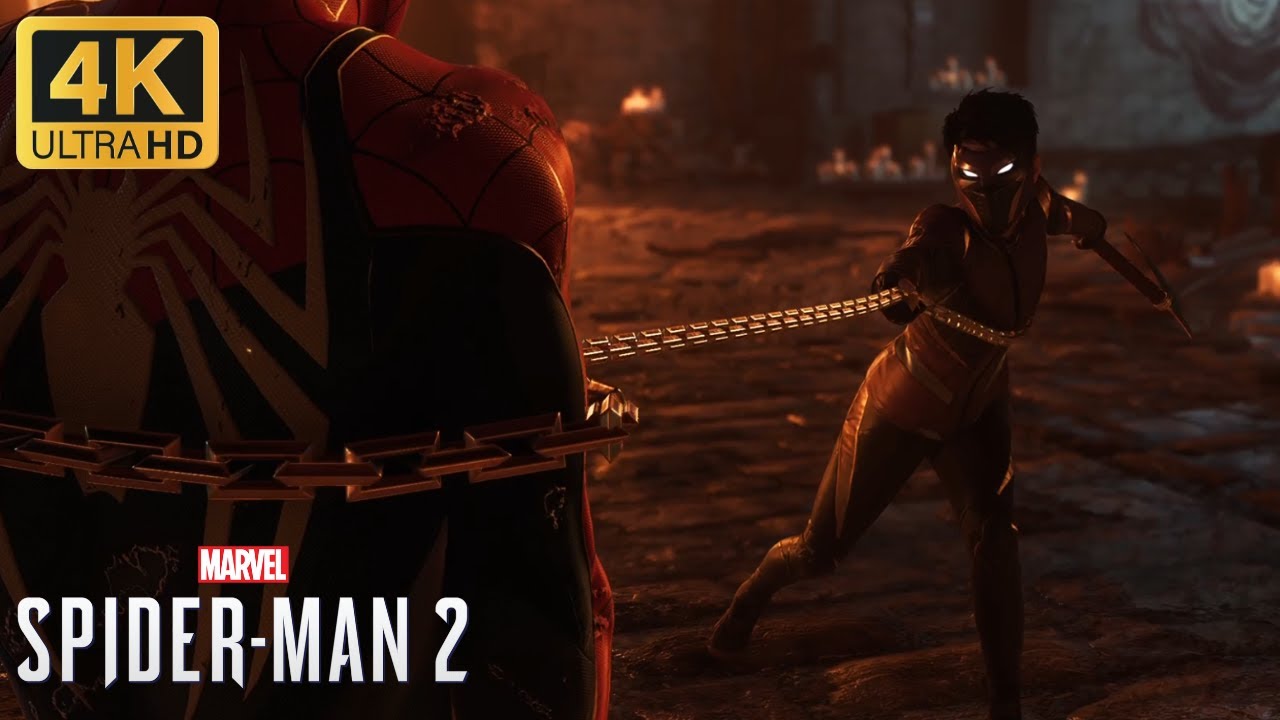 Peter Parker vs Wraith Boss Fight - No Background Music - Marvel's ...