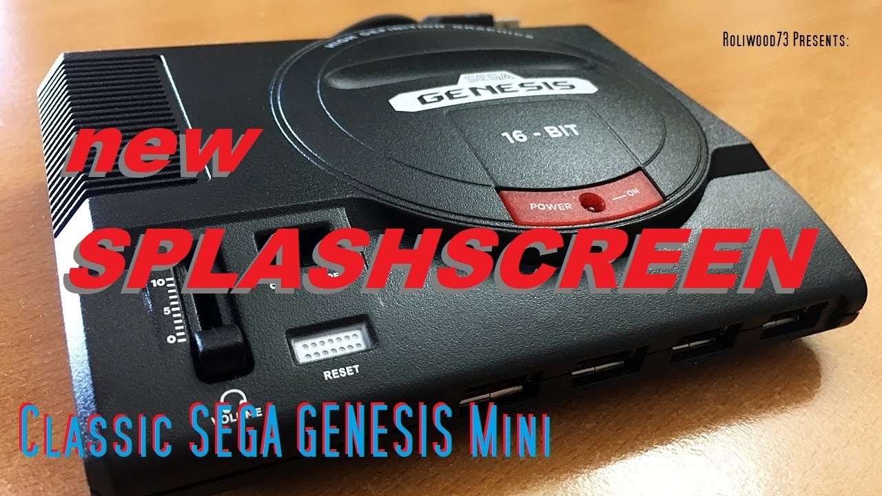 Splashscreen for the Sega Genesis Classic Mini - YouTube