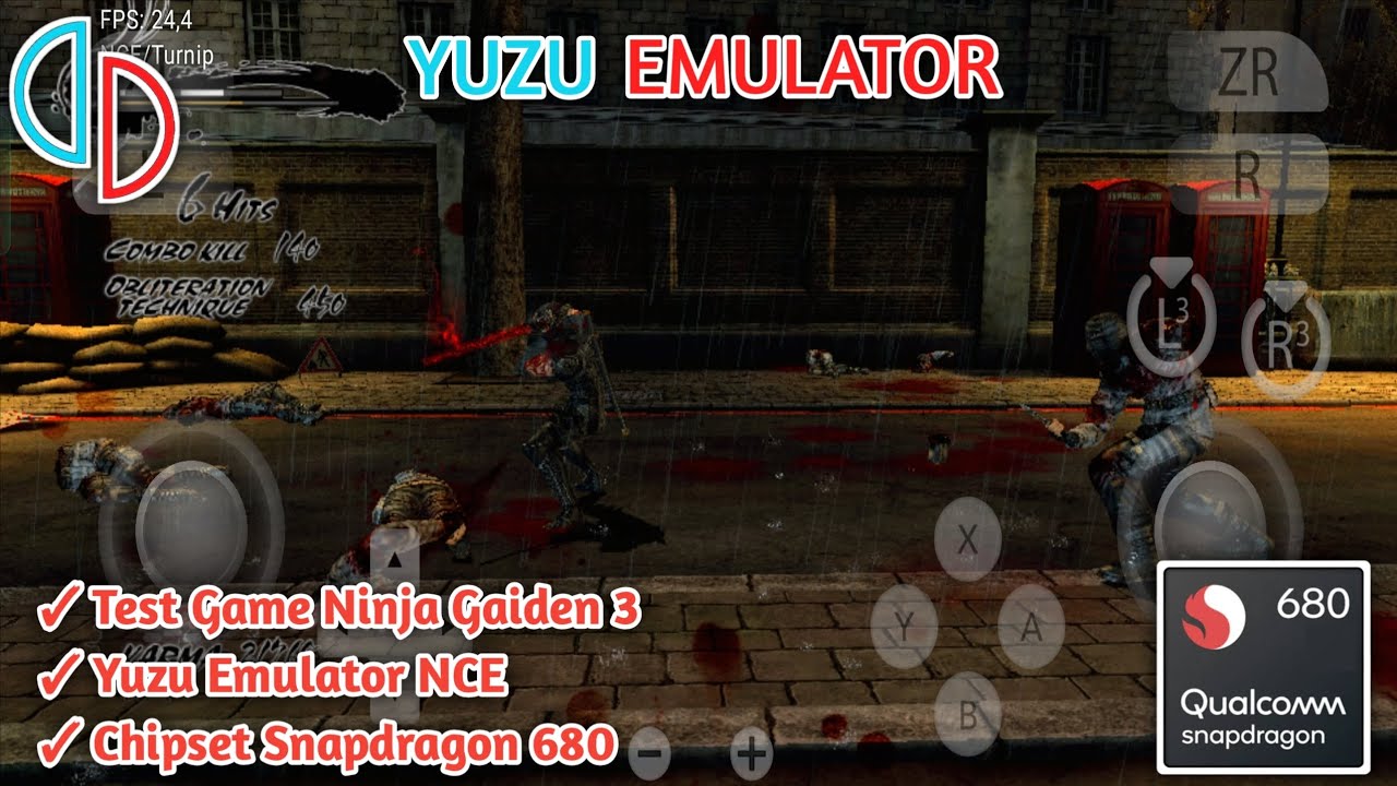 Test Game NINJA GAIDEN 3: Razor’s Edge | Yuzu Emulator NCE Chipset ...