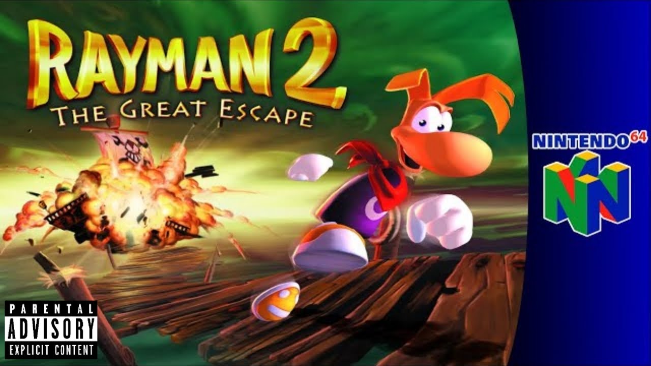 -N64- RAYMAN 2: THE GREAT ESCAPE Pt.2 *MASK 2* (Gameplay Only) # ...