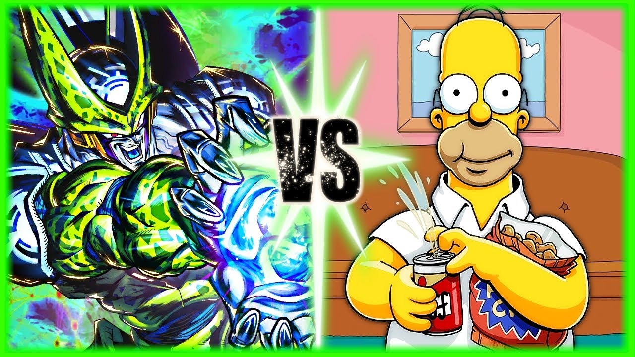 Perfect Cell Vs Homer Simpson [Blender Animation] - YouTube