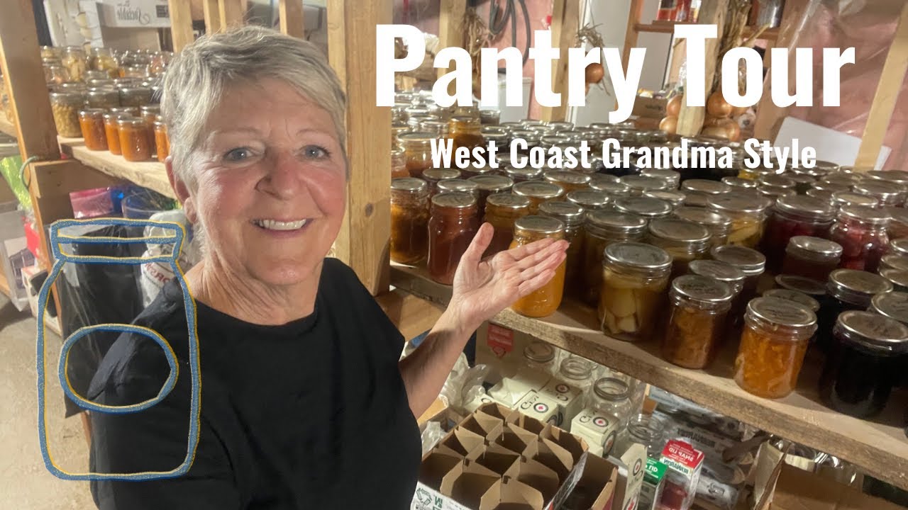 Pantry Tour, West Coast Grandma Style - YouTube