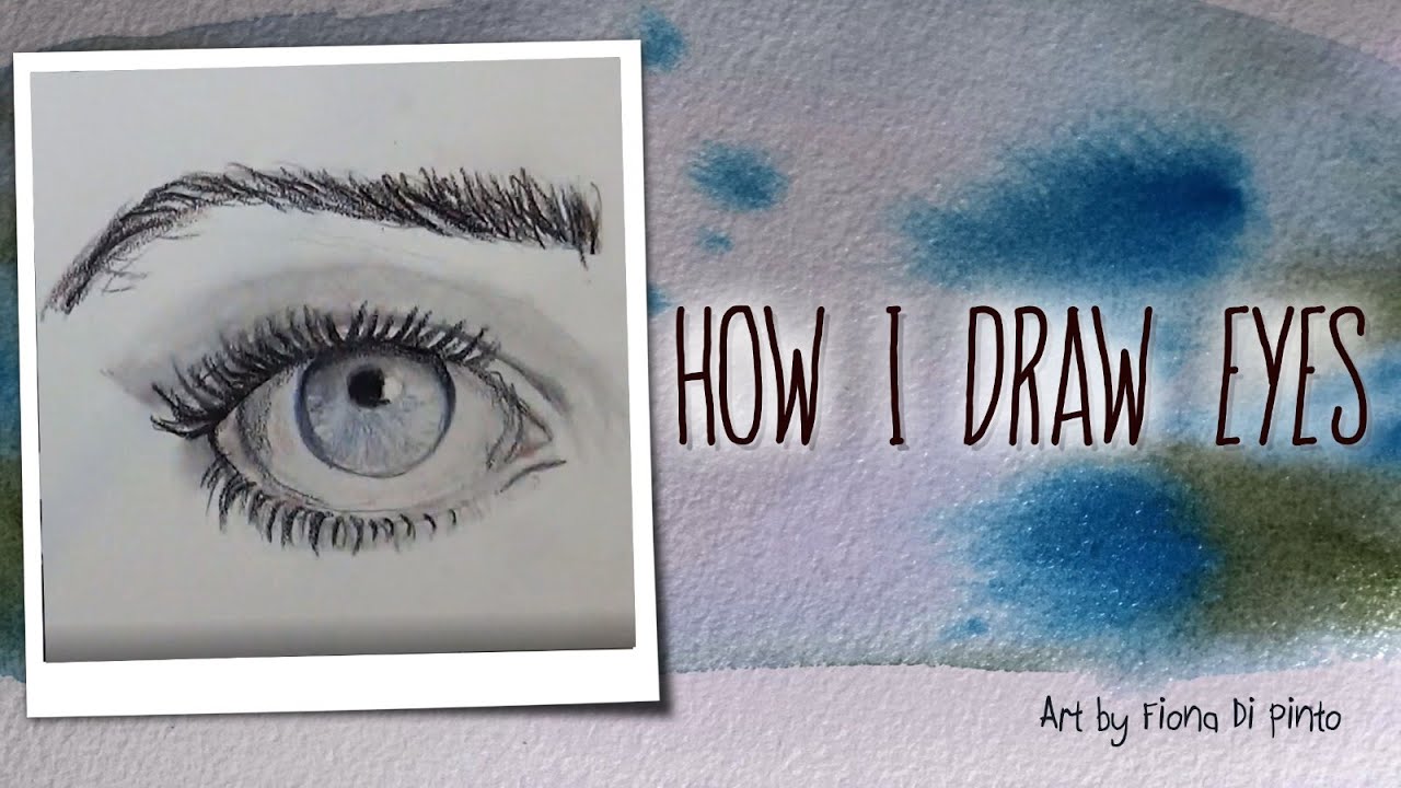 HOW TO DRAW EYES (FOR BEGINNERS) - YouTube
