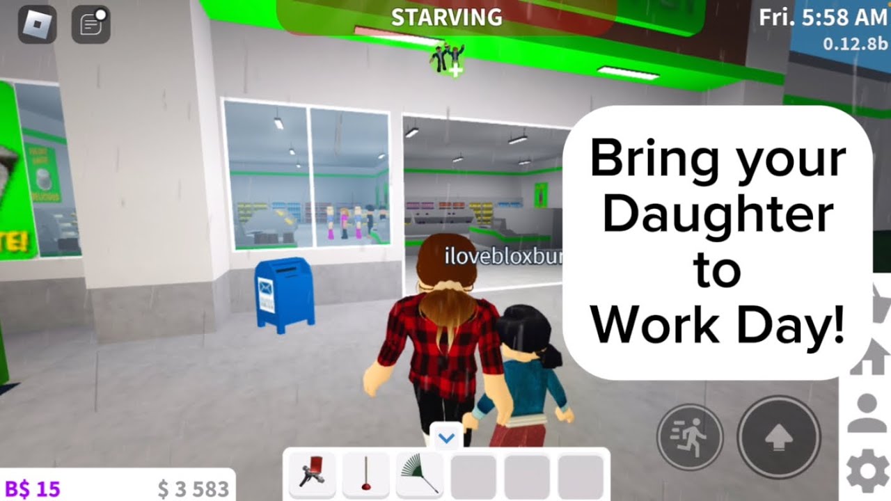 I Took my Daughter to My Work Place! - Roblox Roleplay - YouTube