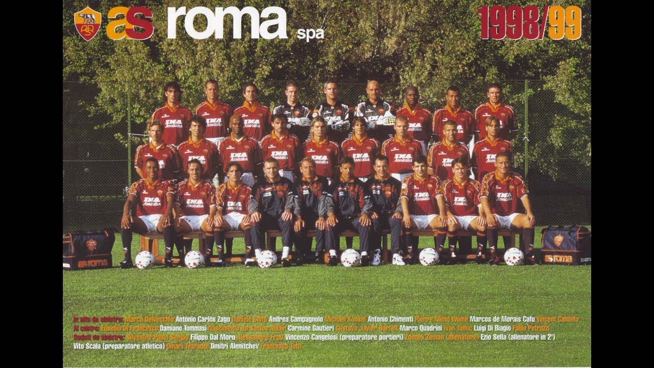 Campionato As Roma 1998-99 nelle sintesi di 90' minuto e la D.S. - YouTube