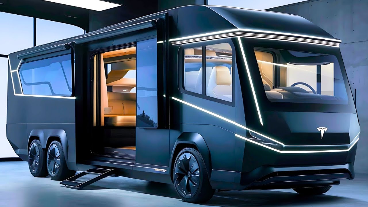 2025 Tesla Motorhome Review - Full Tour and Features Revealed! - YouTube