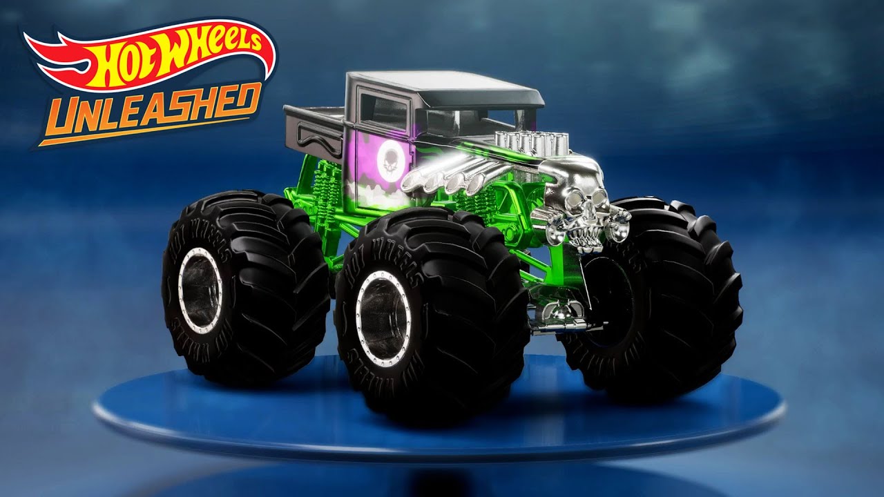Hot Wheels Unleashed: Monster Trucks Race In The Nitro Bot - YouTube