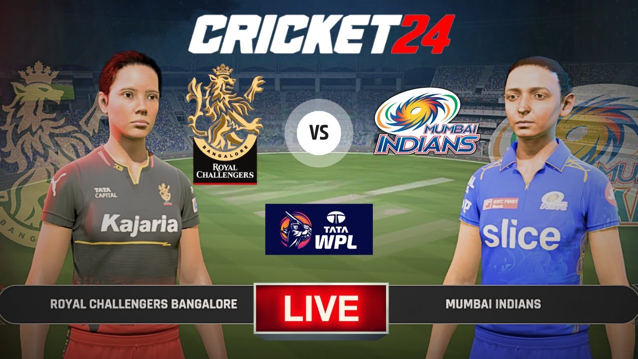 TATA WPL 2024 - Royal Challengers Bangalore Vs Mumbai Indians ...
