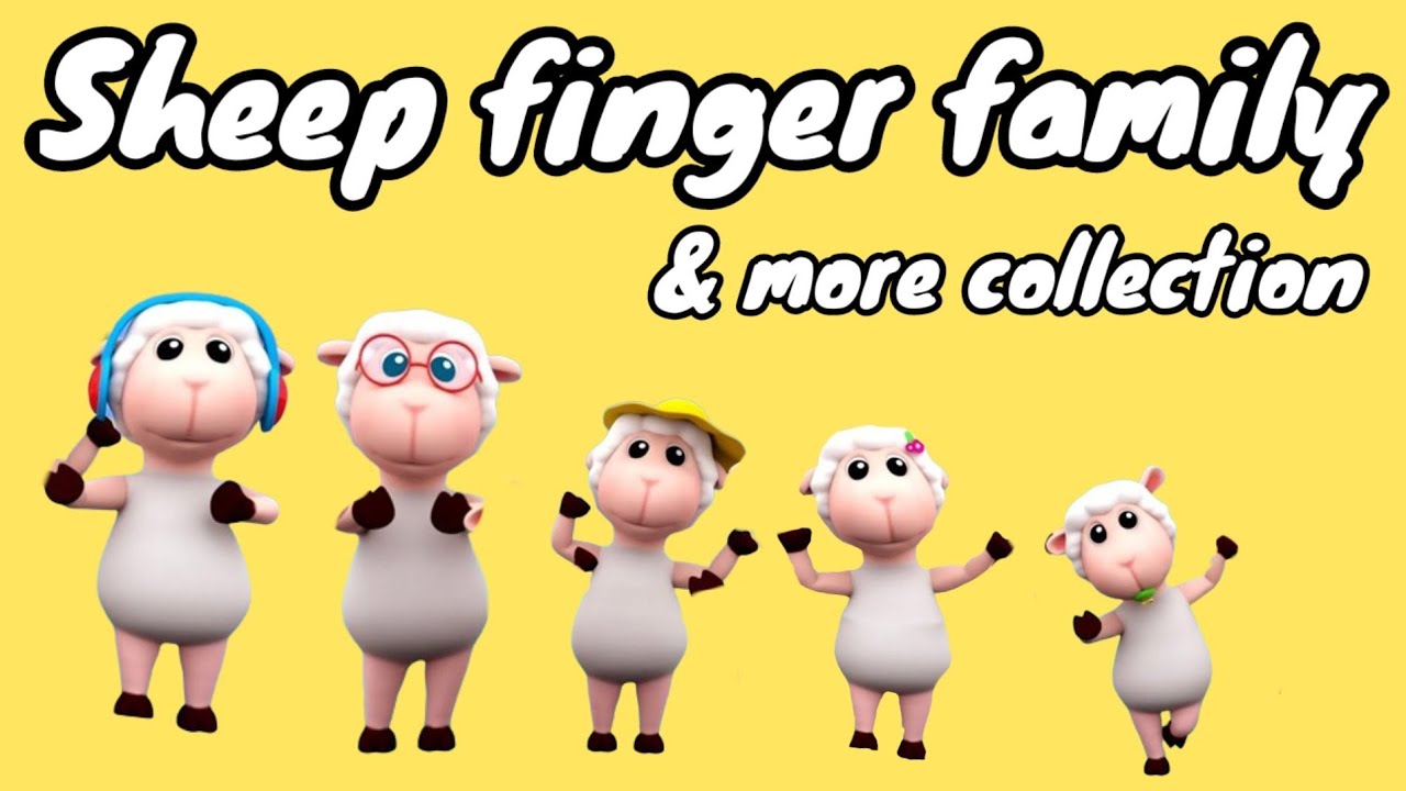 Sheep Finger Family Song | Top 05 Sheep Finger Family Collection ...