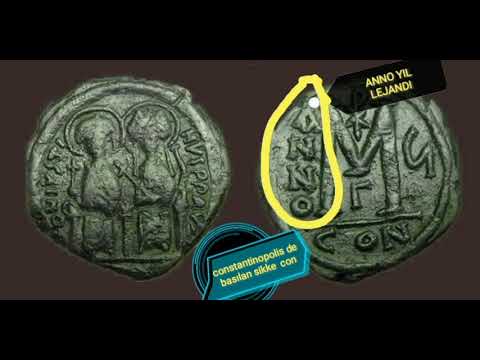bizans sikkeleri ANNO yazısı nedir? | anno | bizans sikkeleri