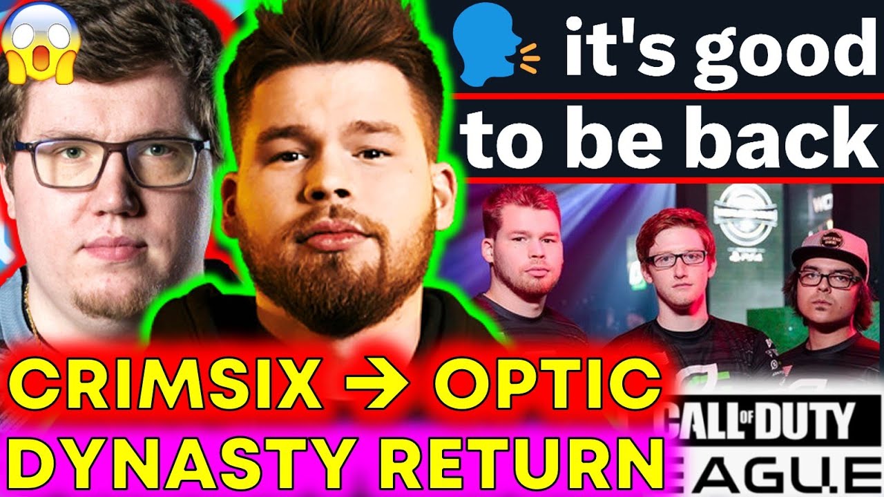 Crimsix REJOINS OpTic Gaming, Pros REACT to Gentle Mates 😱 - YouTube