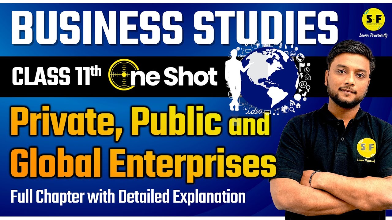 Public, Private and Global Enterprises One Shot | Class 11th Business Studies NCERT by Vipul Sir ...