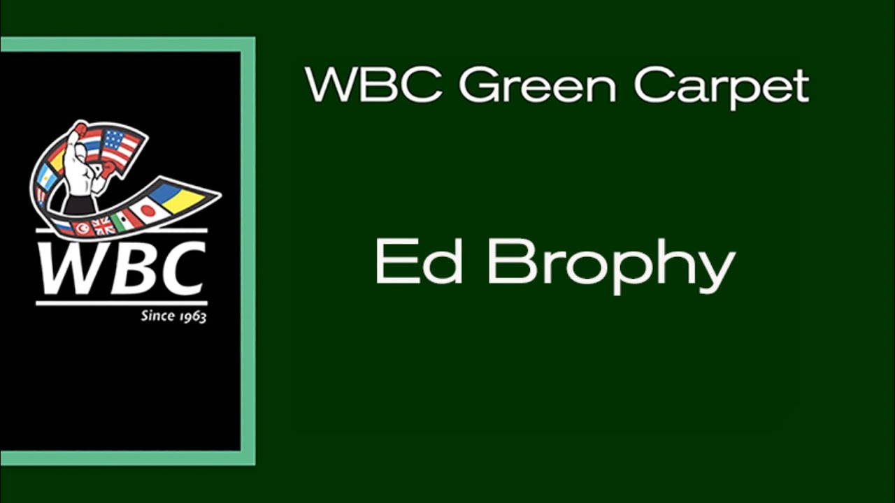 Ed Brophy at the WBC Green Lounge - YouTube