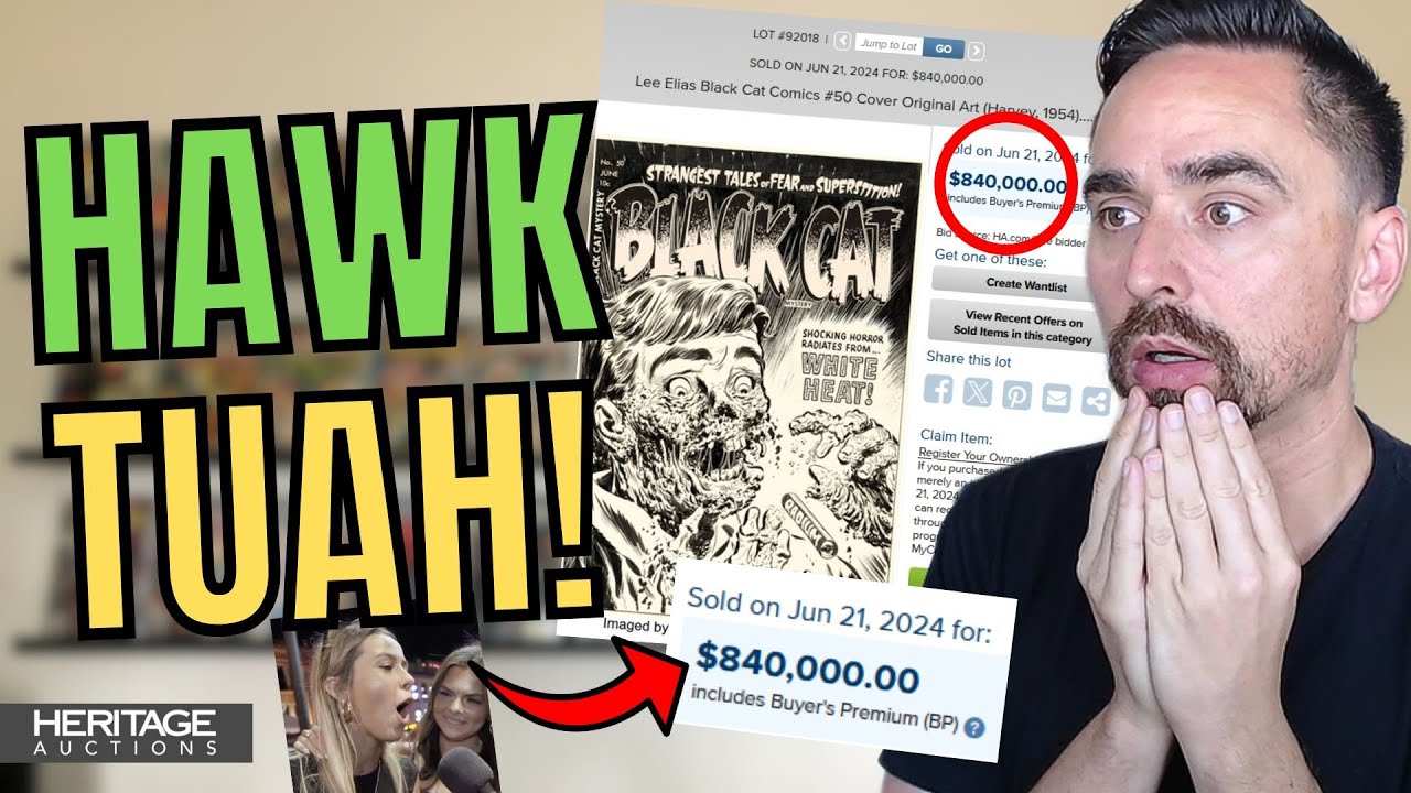 Original Art Buyers HAWK TUAH and "Bid" On That Thang - Has The Comic ...