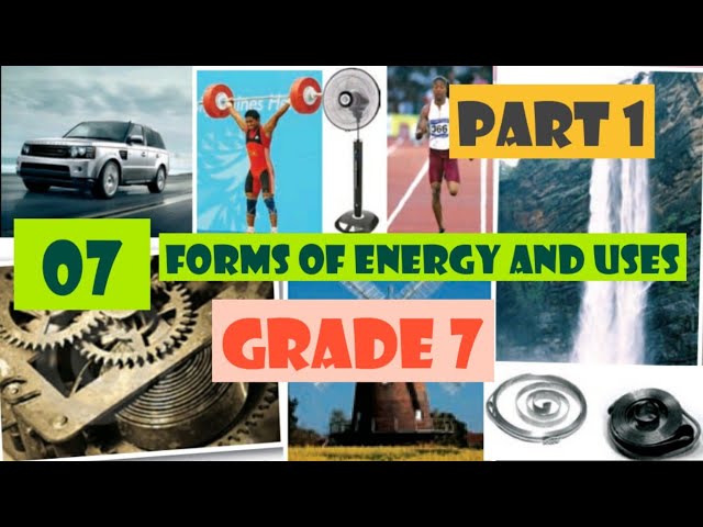 7 Forms Of Energy Examples Energy Study Guide Answers Ppt Download