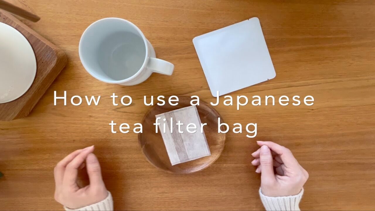 How to brew tea using tea filter bag - YouTube