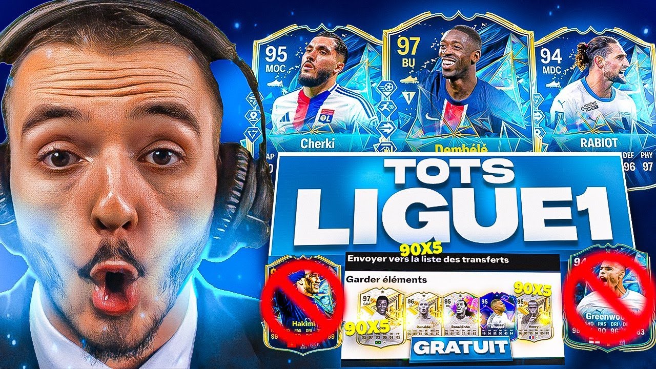 C'EST OFFICIEL !! VOICI LA TOTS LIGUE 1 & PACK 90x5 REDONNÉ ...