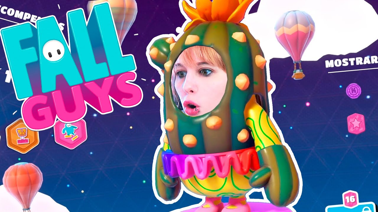 SOY UN CACTUS!! No me lo creo xD Fall Guys - YouTube