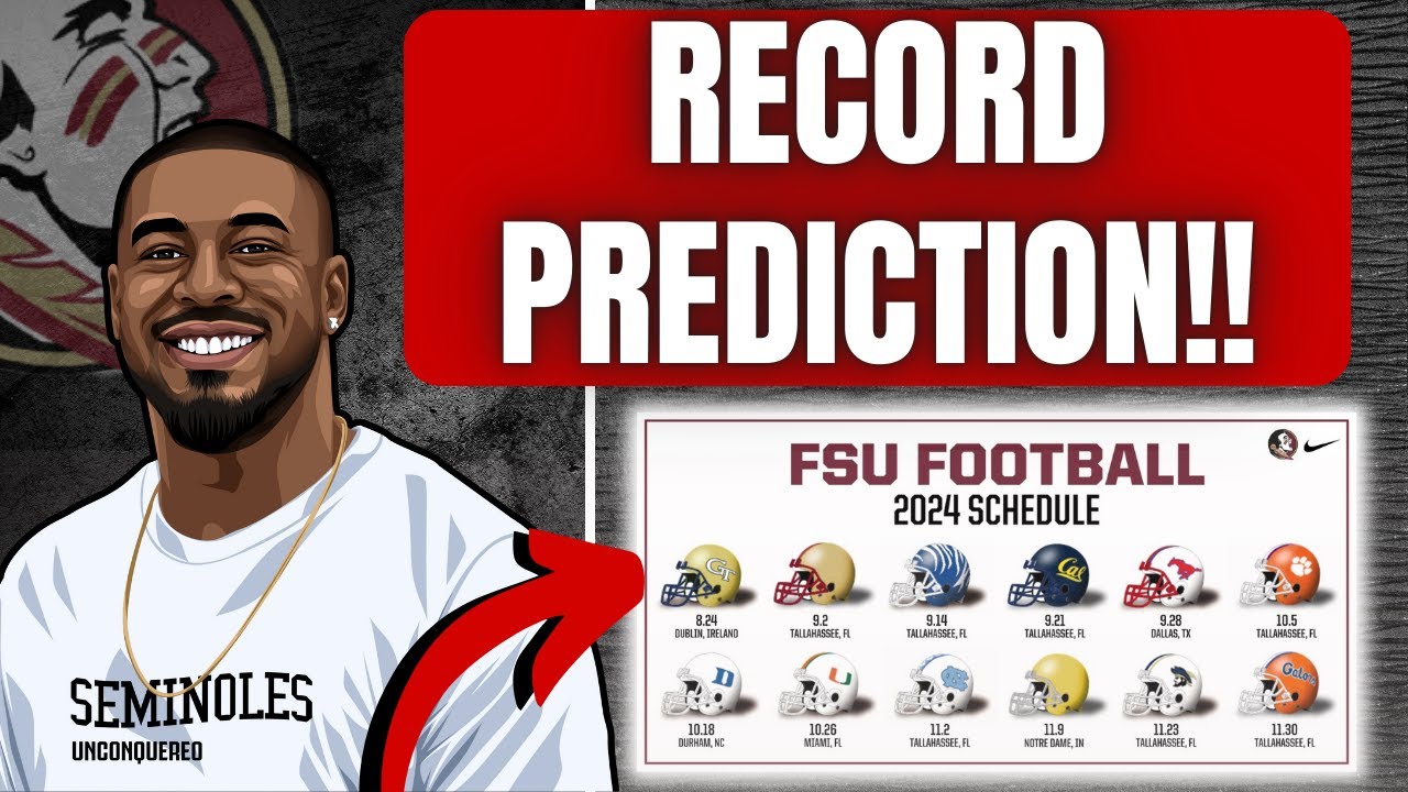 RECORD PREDICTION CALL-IN SHOW! FSU Football Game By Game WIN TOTALS ...