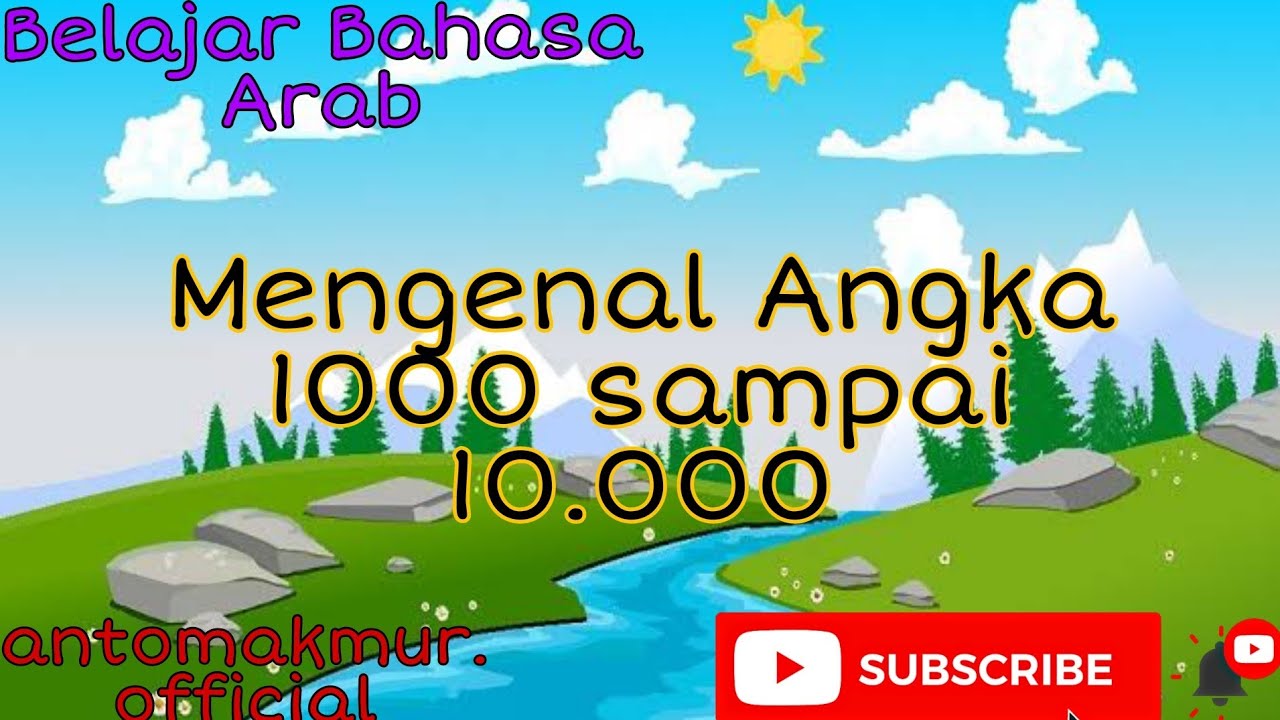 Belajar Angka 1000 sampai 10.000 #33 - YouTube