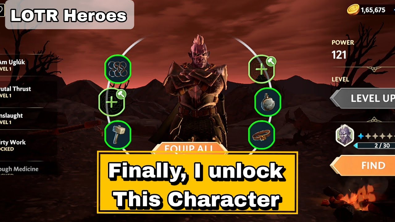 I Unlock This Character | #2 | Lotr Heroes - YouTube