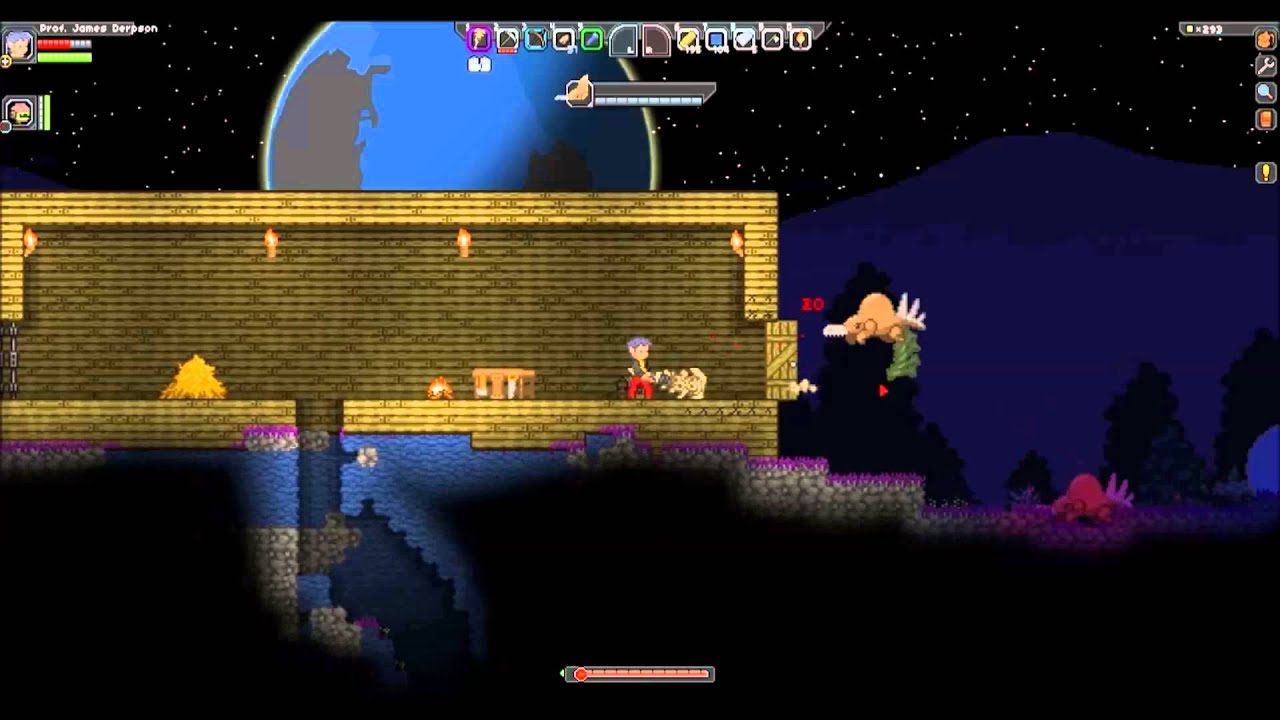 Starbound Co-op #2 - Alien Camp - YouTube