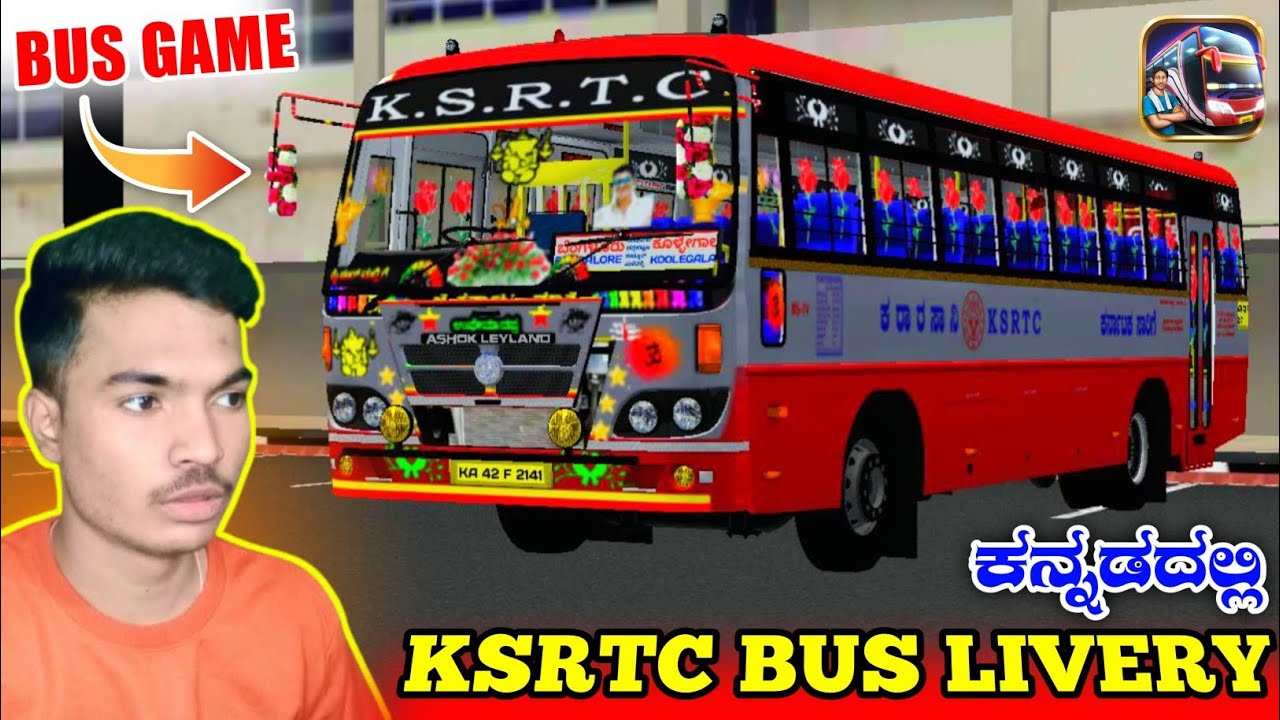 🤩Best Ksrtc Bus Mod Livery For Bus Simulator Indonesia In Kannada ...