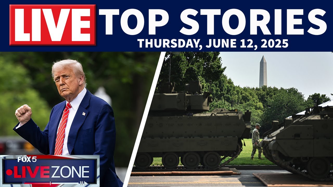 LIVE COVERAGE: President Trump speaks at bill signing, military parade ...