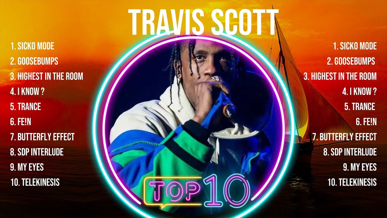 Travis Scott Best Songs Of All Time 💛💛 Captivating And Emotionally ...