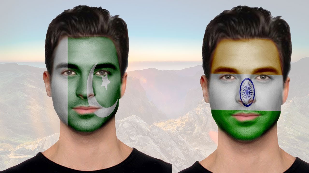 How to Independence Day Flag Face Paint in Photoshop - YouTube