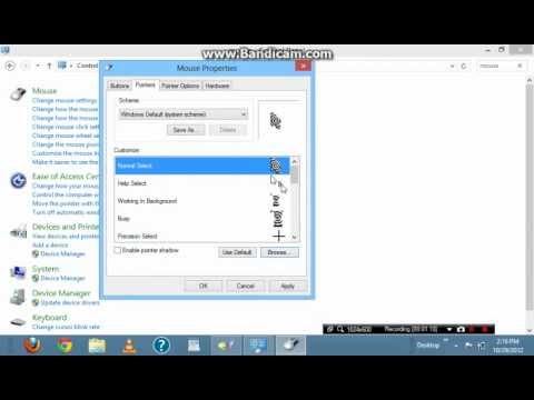 How to Install a Cursor for Windows 7 and 8 - YouTube
