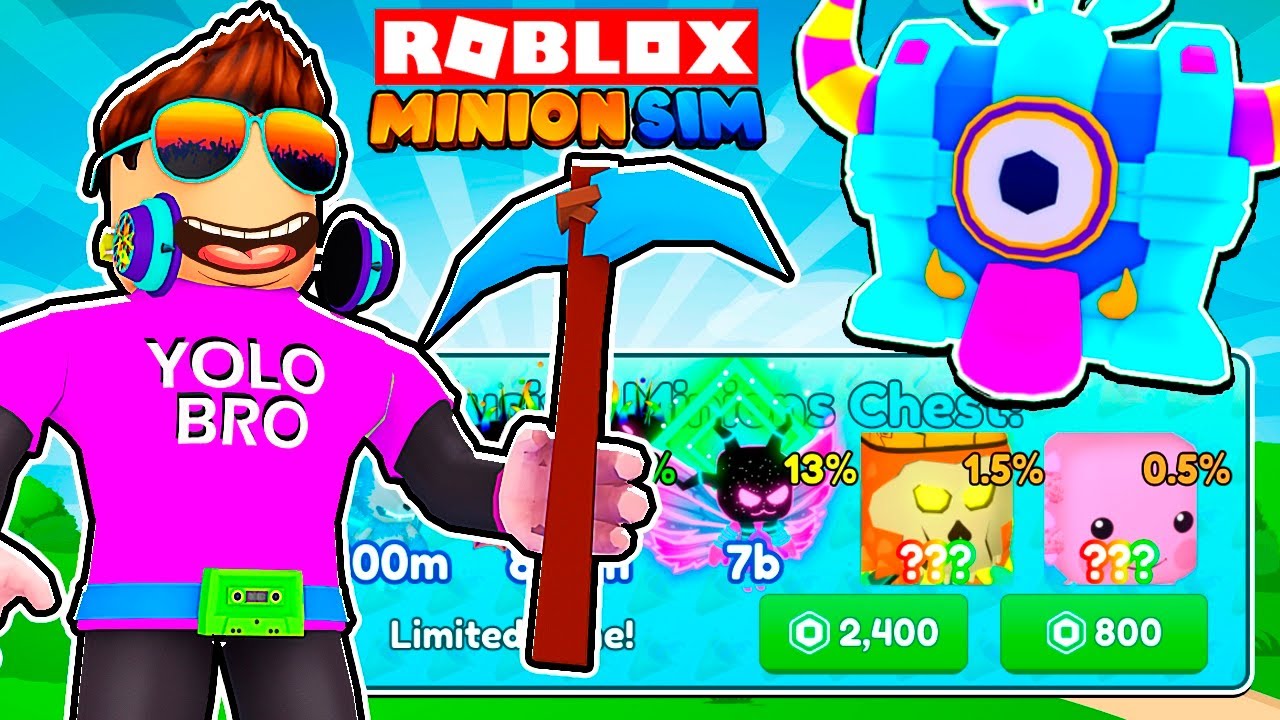 НОВЫЕ HUGE МОНСТРЫ В ОБНОВЛЕНИИ MINION SIMULATOR В РОБЛОКС! ROBLOX ...