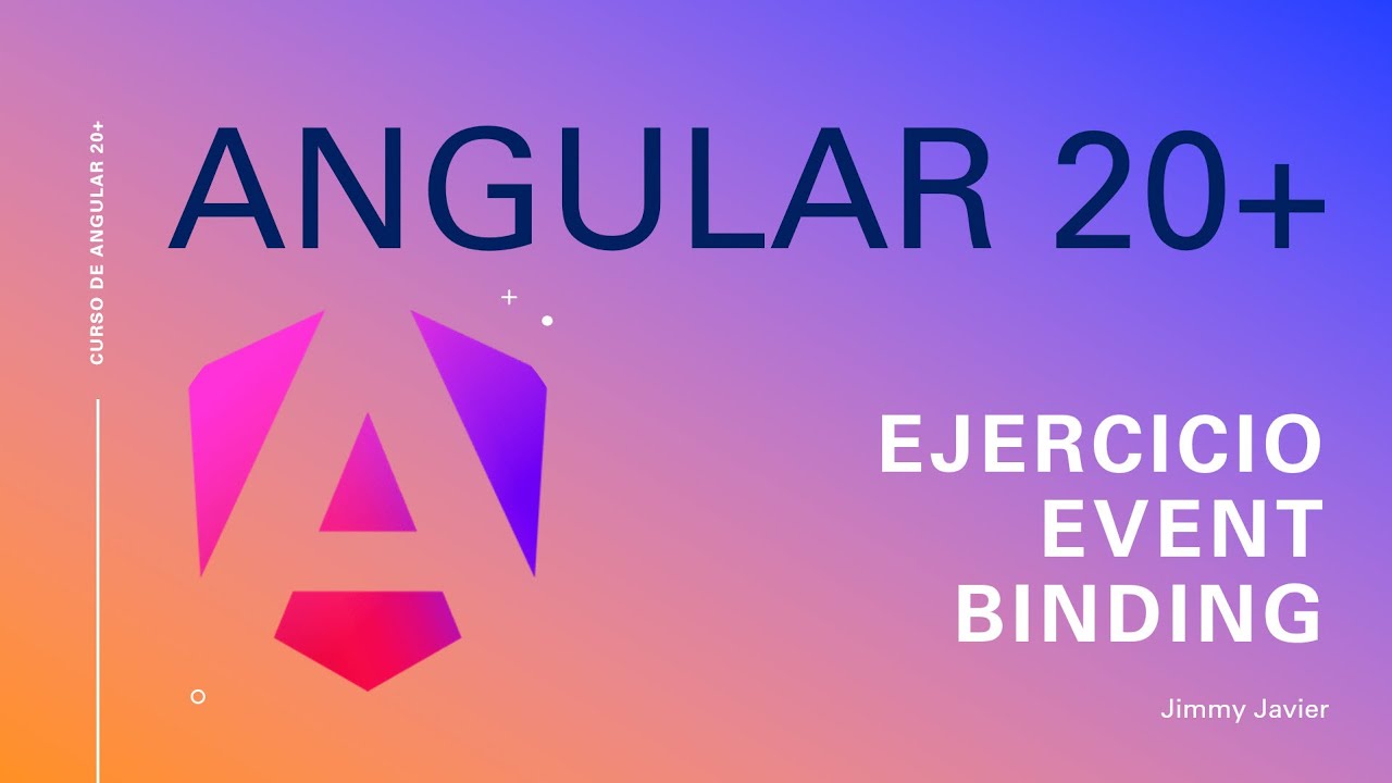 Angular 20+ desde cero: Event Binding en Angular con lista de tareas | Ejercicio práctico - YouTube