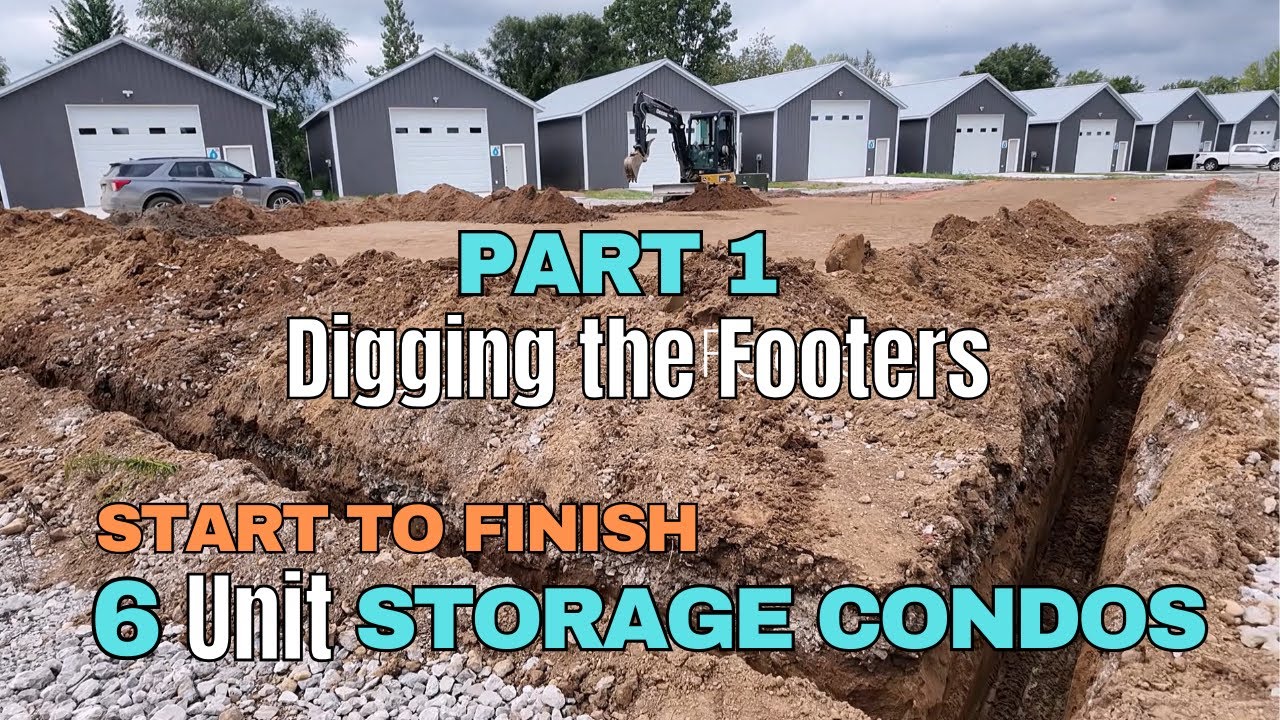 Digging & Forming 3 ft Footers | From Dirt to Foundation! 6 Unit ...