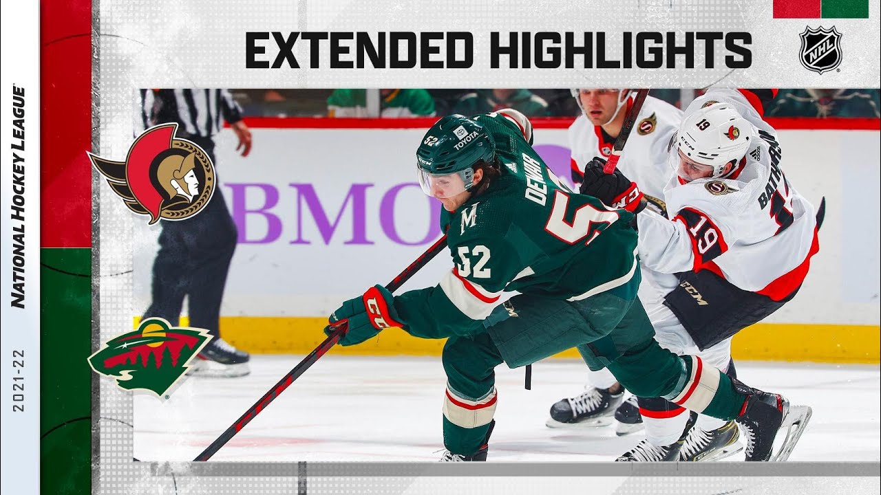 Ottawa Senators vs Minnesota Wild Nov 2, 2021 HIGHLIGHTS - YouTube