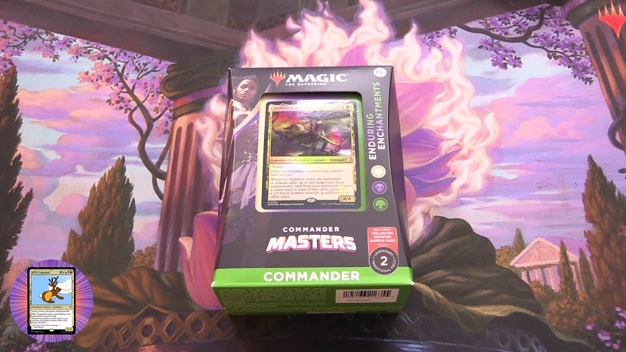 Commander Masters Commander Deck: Enduring Enchantments Unboxed - YouTube