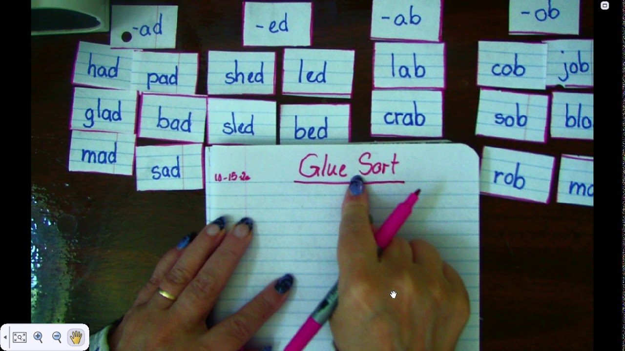CCS Word Sort 38, Glue Sort, Day 9 - YouTube