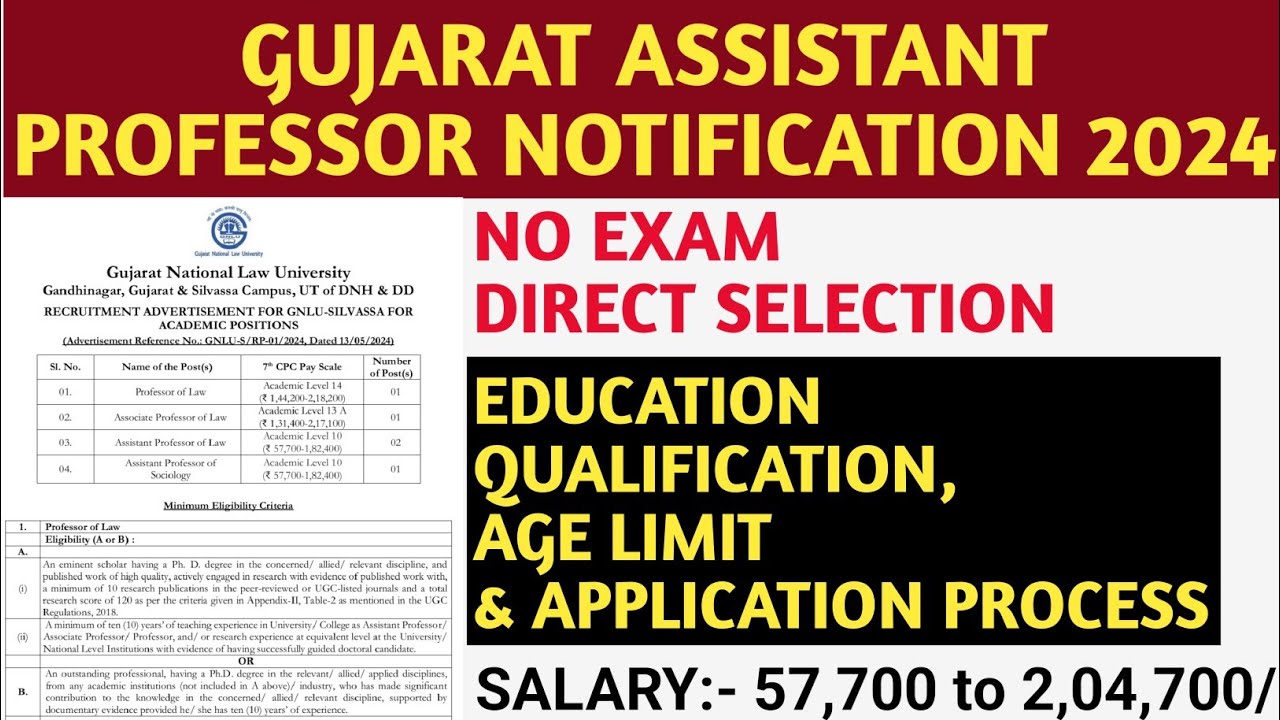 Assistant Professor Vacancy 2024 | Assistant Professor Vacancy ...