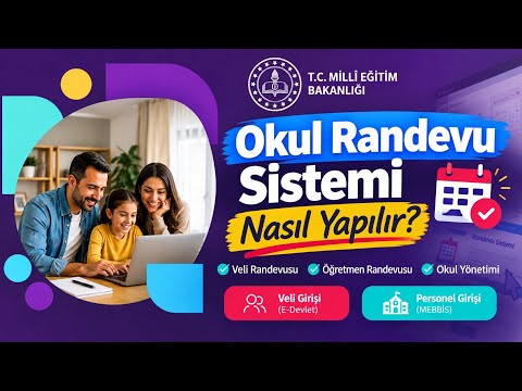 (OKUL) MEB Okul Randevu Sistemi işlemleri Nasıl Yapılır? | Okul Randevu Sistemi Oluşturma onaylama 