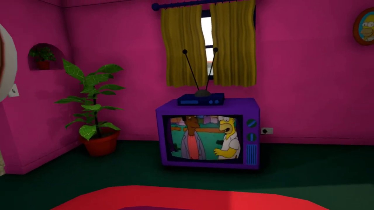 The Simpsons Virtual Reality Walkthrough - YouTube
